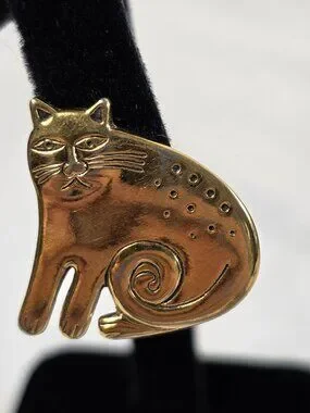 Laurel Burch | Jewelry | Vintage Laurel Burch Keshire Cat Clip On ...